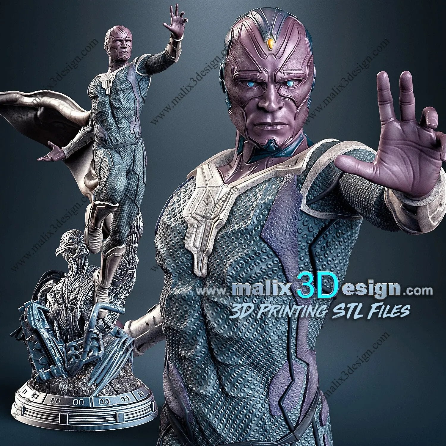 Vision Figure by Sanix - 3DHeroFigure
